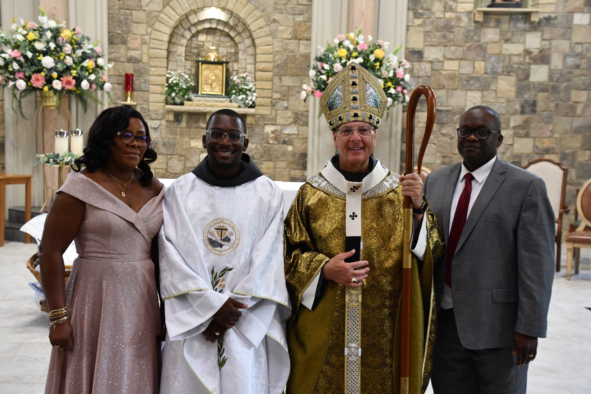 Friar-Archbishop Hartmayer urges new Friar-Priest Sokpolie to live a ...